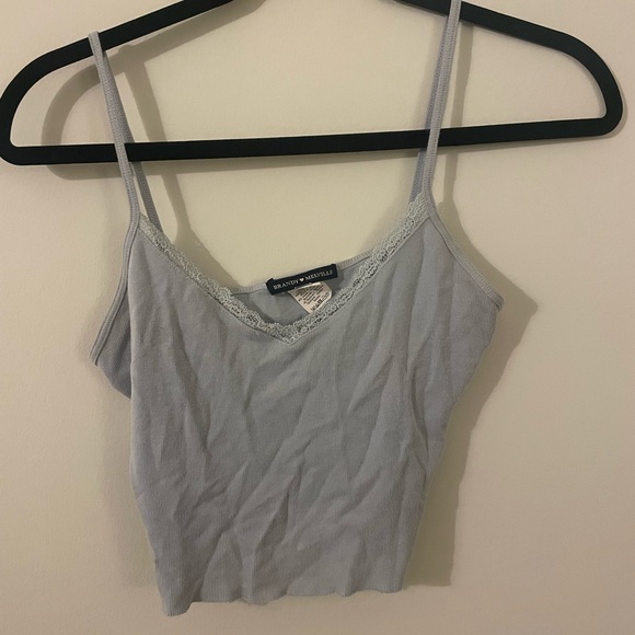 Brandy Melville | Tops | Rare Vintage Brandy Melville Light Blue Lace ...